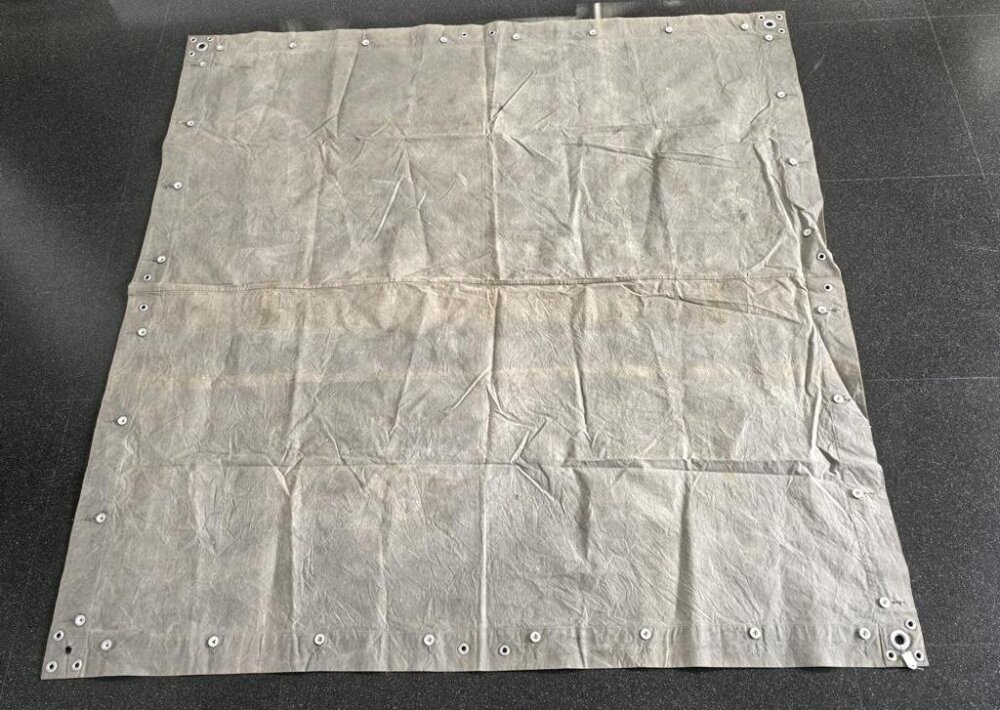 Zeltbahn Reichswehr / frühe Wehrmacht. Schnitt wie die Plane aus dem