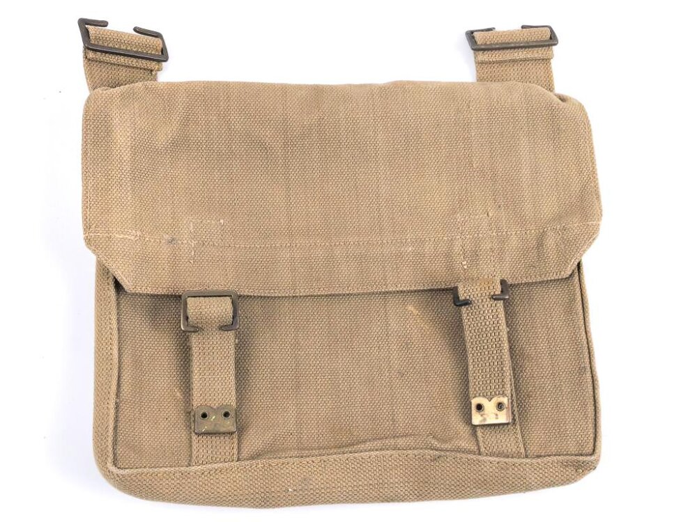 British WWI Haversack. Pattern 08 third issue. Dated 1918, unused, 22