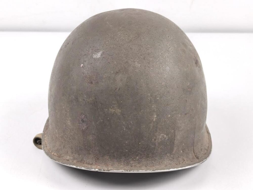 U.S. Army 2. Weltkrieg, Stahlhelm M1 mit Innenhelm. " Fix bale" Origi ...
