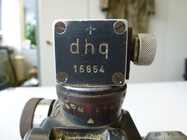 MG Z40, Optik für MG34/42 Lafette, Originallack, voll beweglich, am E ...