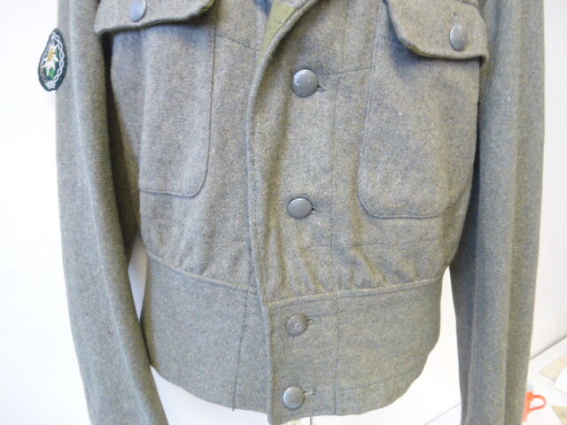 Heer, Feldbluse für Mannschaften M44 der Gebirgstruppe. Kammerstück i