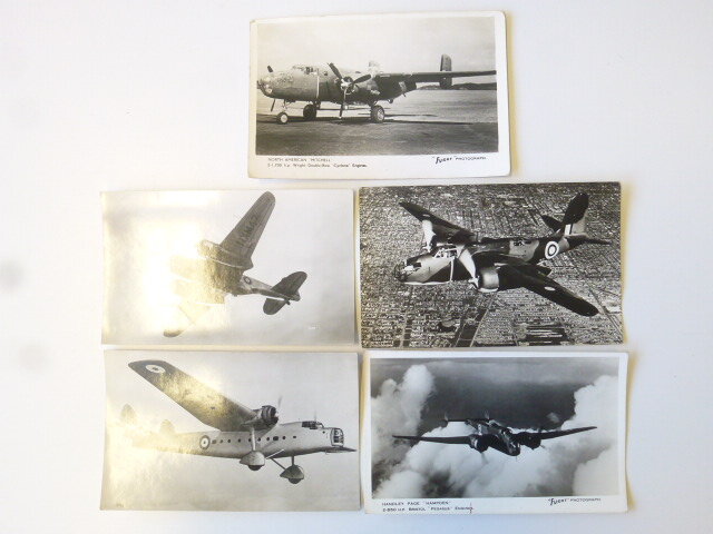 U.S. WWII, 5 Post Cards Aircraft, 25,00