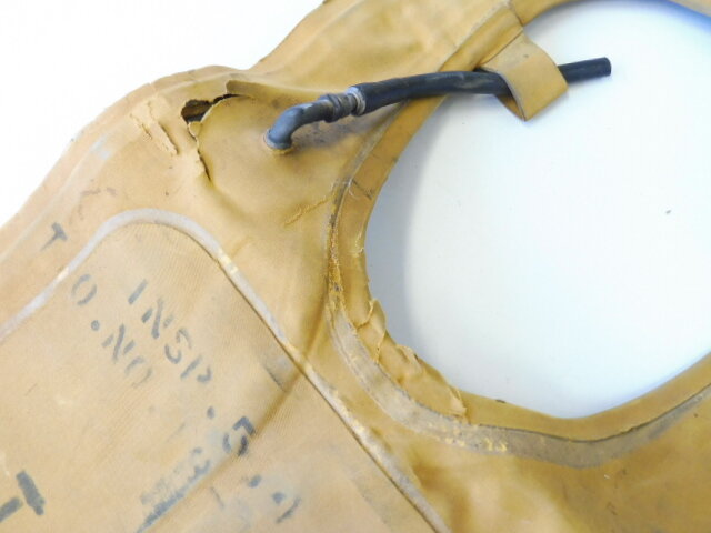 U.S. Army Air Forces WWII, life preserver Type B-4 ?, 1943 dated, Nam