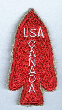 1st Special Service Force Sleeve Patch, At the Front, 9,00