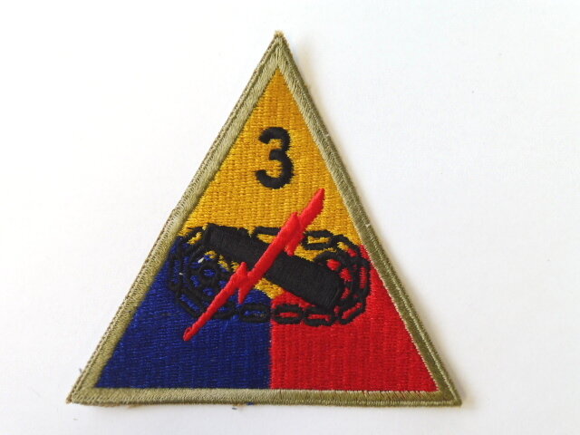 3rd Armored Division Patch, At the Front, 9,00