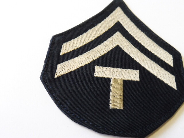 Technician 5th Grade Rayon Rank Chevrons (pair), At the Front, 11,70