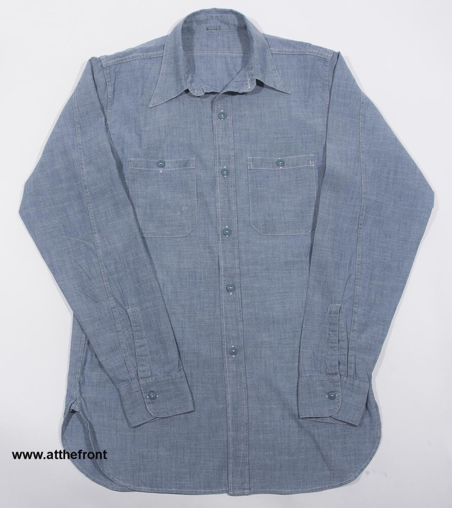 U.S. Navy Chambray Shirt, At the Front, 59,00