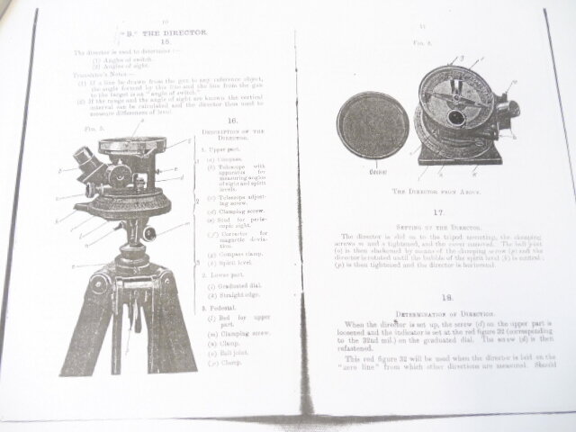 REPRODUKTION, Instructions for indirect Fire with 08 Machine Gun, Tra