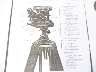 REPRODUKTION, Instructions for indirect Fire with 08 Machine Gun, Tra