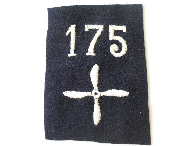U.S. Air Service WWI, 175th Aero Squadron shoulder patch, 50,00