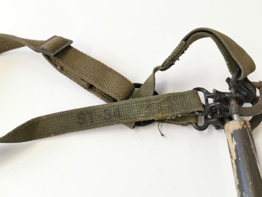 U.S. Signal Corps reel RL-39 and ST34 + 35 support straps. Hard to te