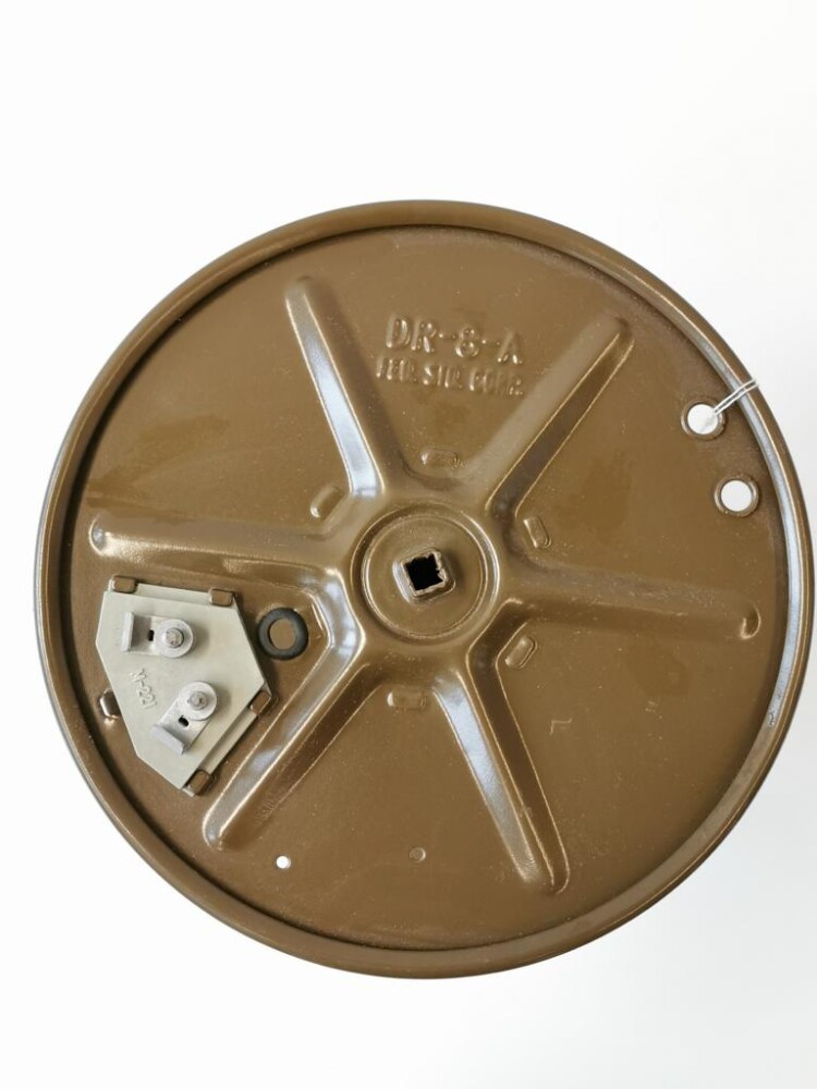 U.S. Signal Corps DR-8 A wire spool with wire. NATO green cold war er