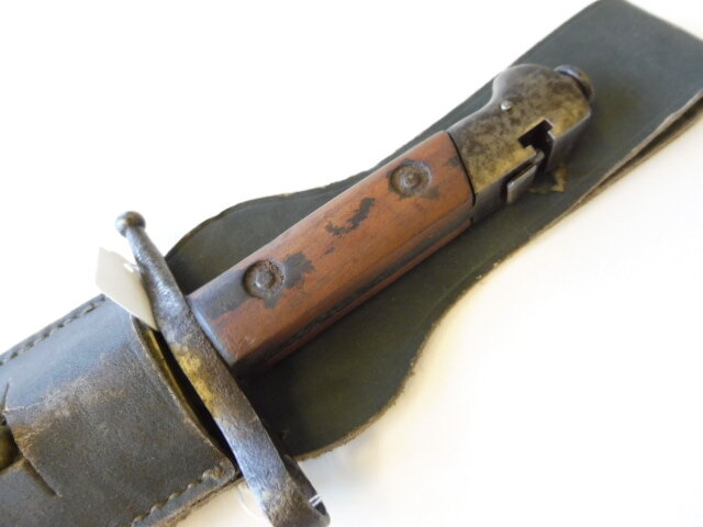 Italien 2. Weltkrieg, Bajonett Carcano Truppi Speziali M 1891/97 im K