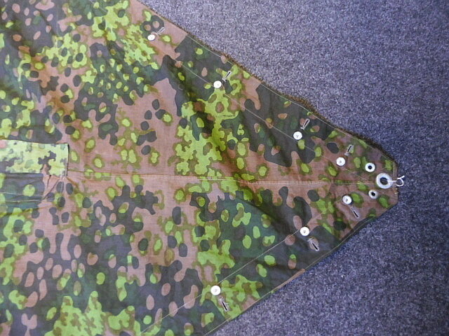 Zeltbahn Waffen SS "Plane tree 2" Wohl ungetragenes Stück, Hersteller