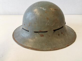 British 1941 dated Civil defense helmet, original paint and liner, 85