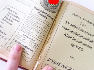 Reichsarbeitsdienst-Kalender 1942, A6, 30,00