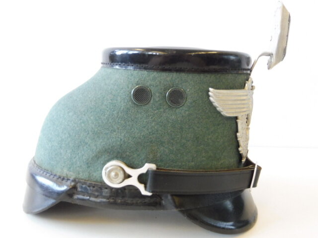 III. Reich Polizei Tschako für Mannschaften der Schutzpolizei "Erel T