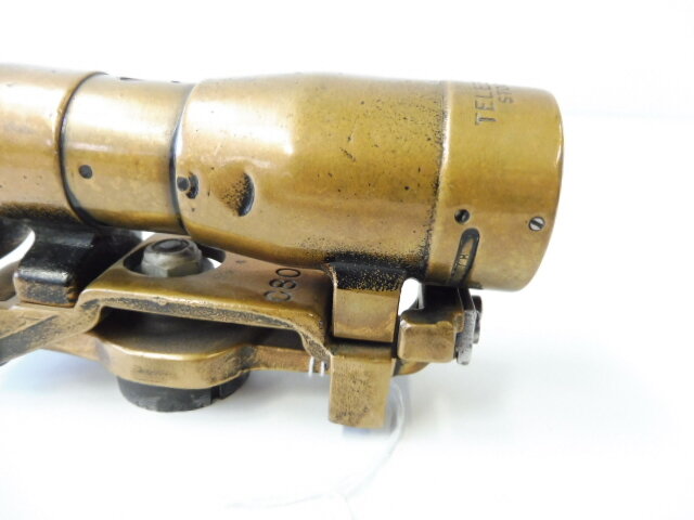 U.S.WWII M38A2 Sherman Tank Telescope Scope, good optics but not clea