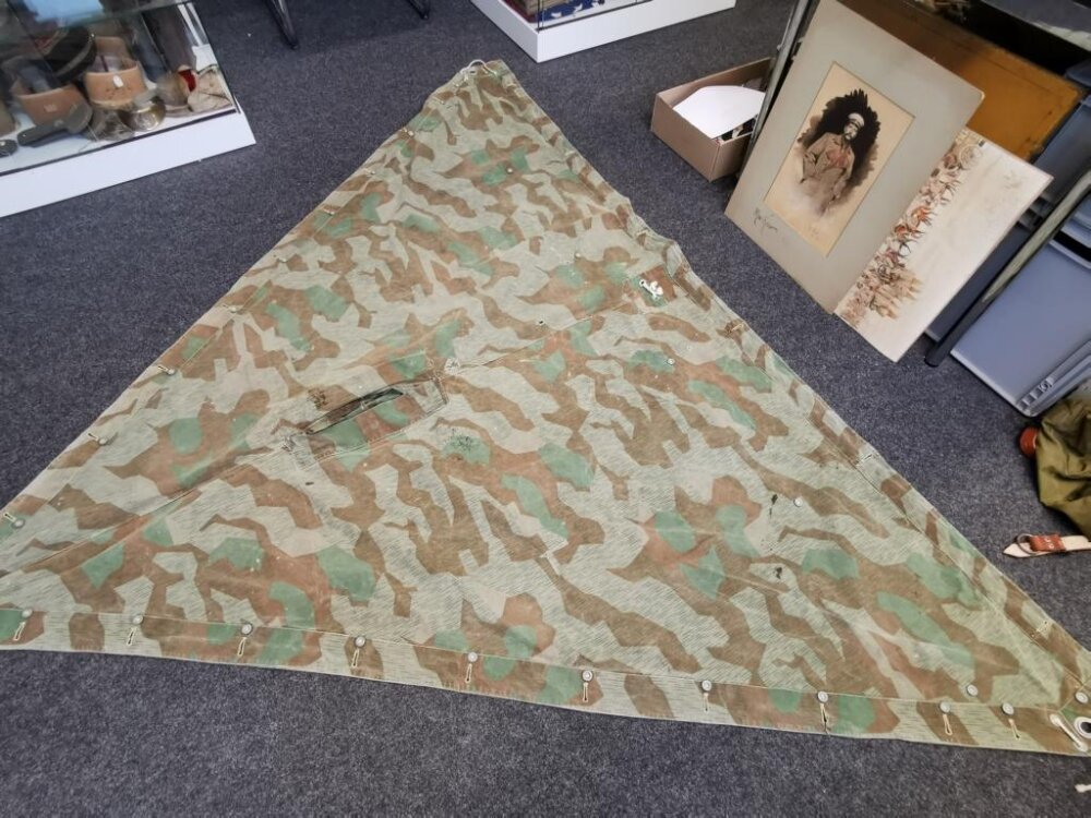 Zeltbahn 31 der Wehrmacht , gebraucht, 95,00