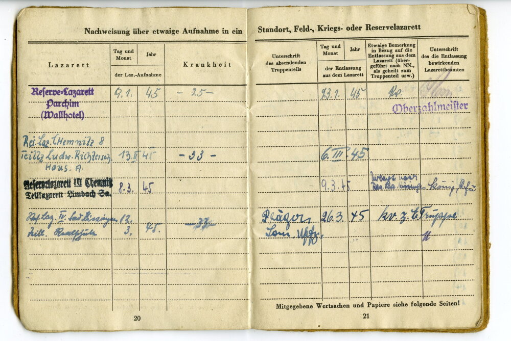Soldbuch Waffen SS, ausgestellt am 7.August 1944 beim SS Pz.Grenadier