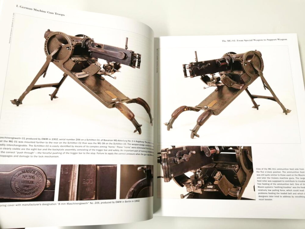 "German Machine guns, Development, Tactics and use from 1892 to 1918"