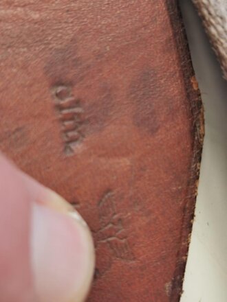 Kappenbehälter zum Gestell 38 für DF 10 x 80 der Wehrmacht. Schwere A