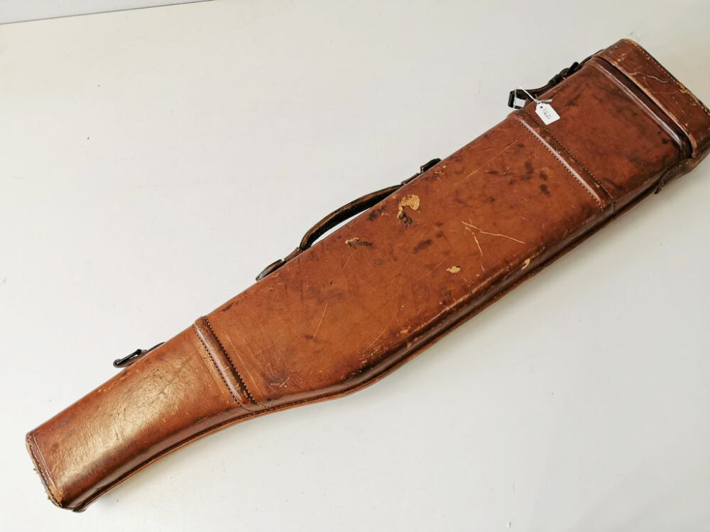Lederfutteral für ein ziviles Jagdgewehr, 65,00