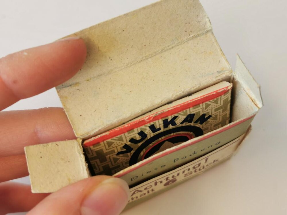 Vulkan Sanex Gummischutz, leere Packung, NUR FÜR DEKOZWECKE, 55,00