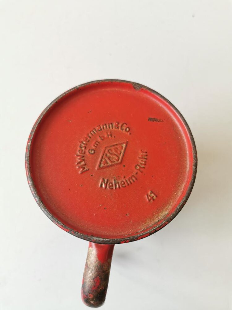 Winterhilfswerk Gau Westmark, original lackierte Sammeldose, 150,00