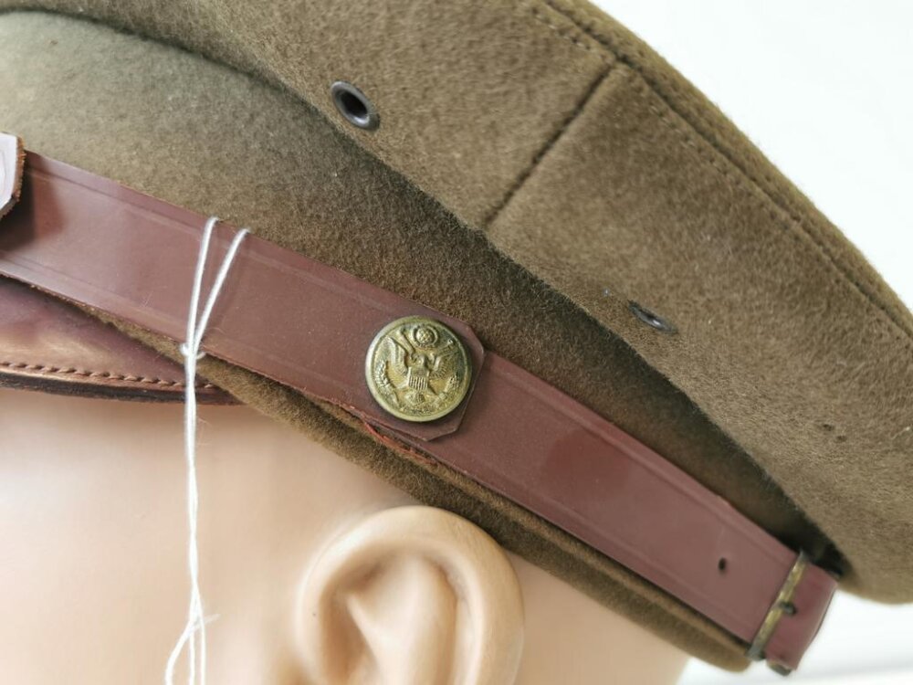 U.S. Army WWII Enlisted mens cap service, Size 6 3/4, 170,00