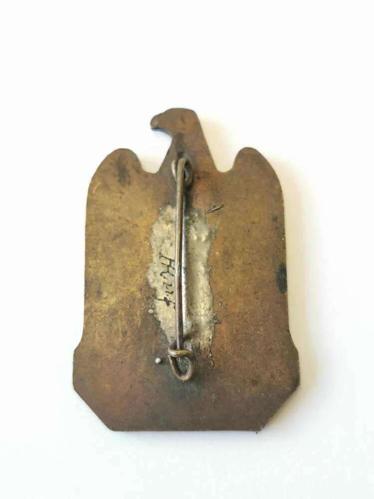 Massives Abzeichen NSDAP Reichsparteitag Nürnberg 1933, 90,00