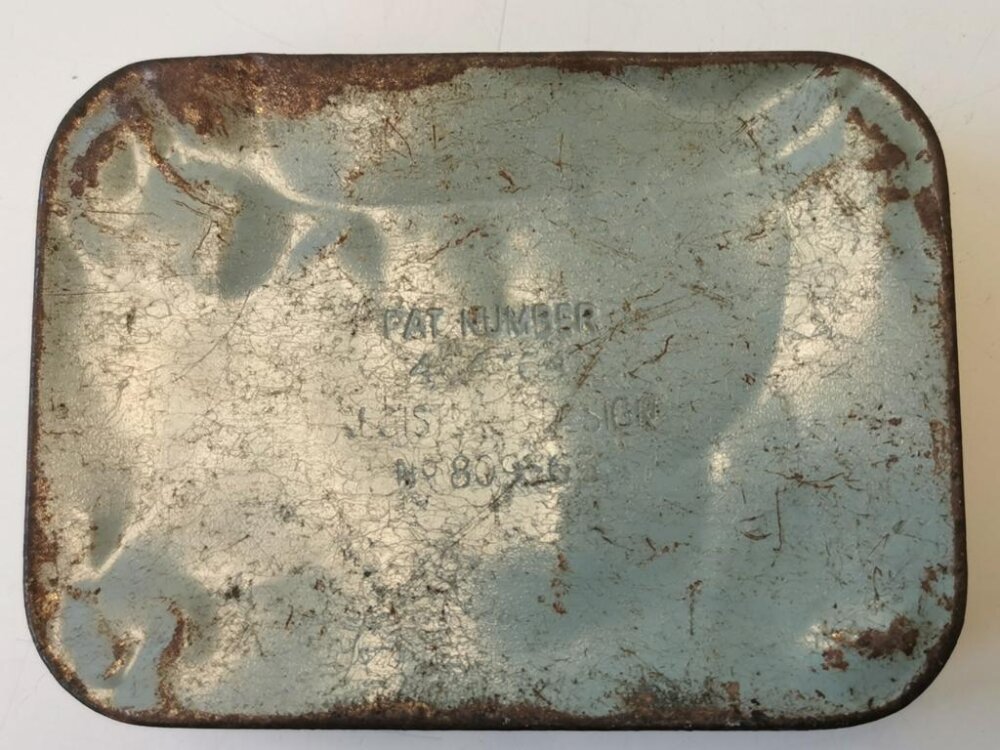 British WWII Tea Ration tin, 46,16