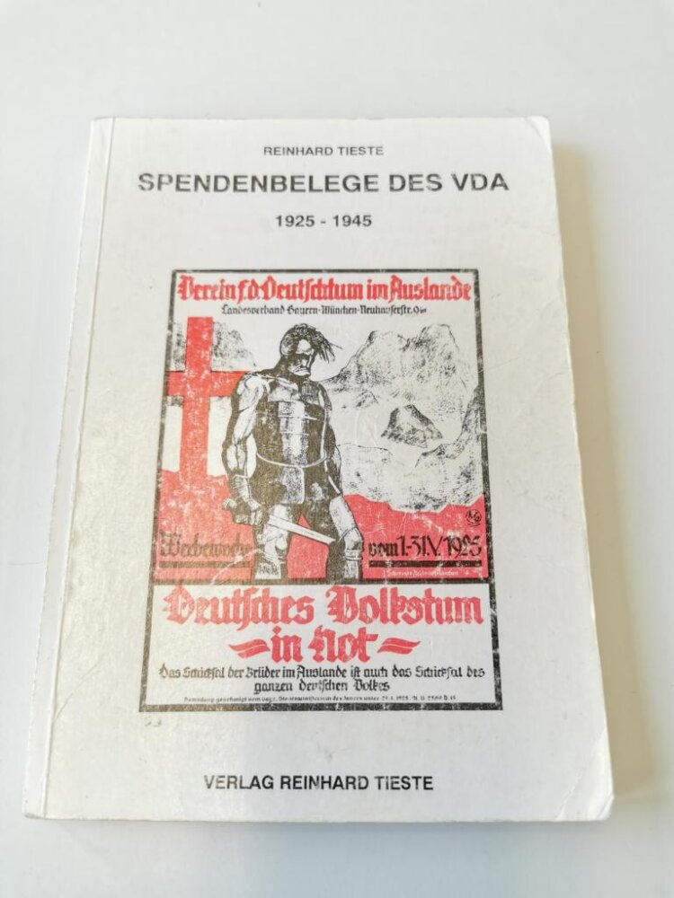 "Spendenbelege des VDA 1925-1945" - 236 Seiten, gebraucht, DIN A5, 20