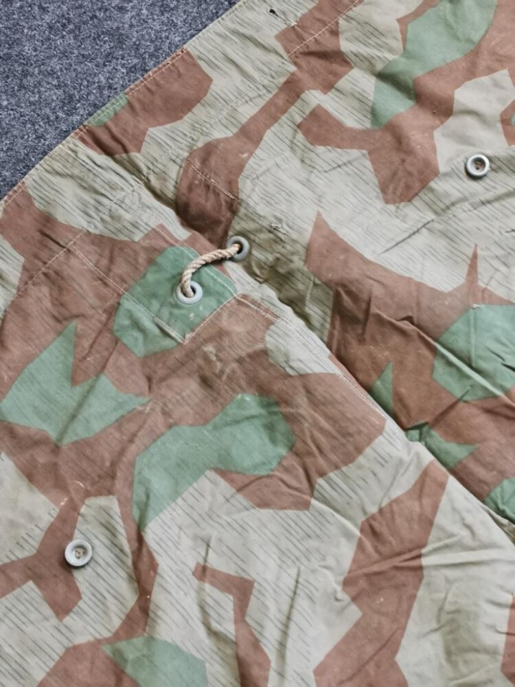 Zeltbahn 31 Wehrmacht, farbfrisches Stück in gutem Zustand, 150,00