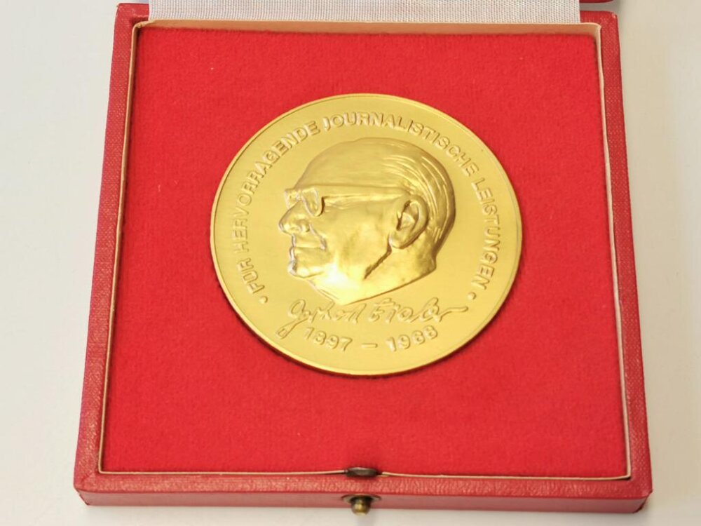DDR, Medaille Staatliches Komitee für Rundfunk " Für hervorragende Jo
