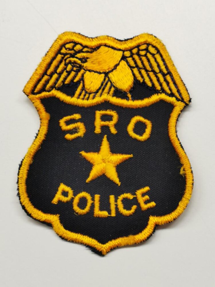 U.S. "SRO Police " shoulder patch, unused, 15,00