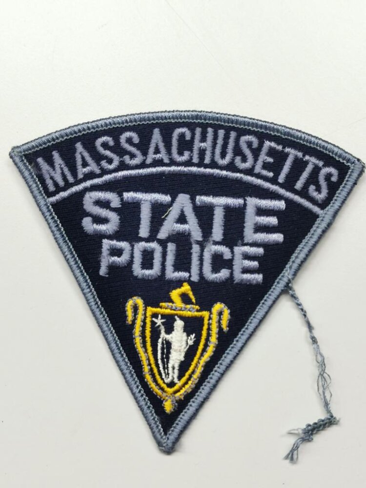U.S. " Massachusetts State Police " shoulder patch, unused, 15,00