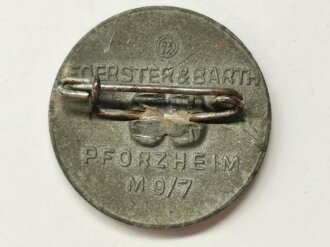 Opferring Elsaß, Mitgliedsabzeichen lackiert, Nadel angeklebt, 135,00