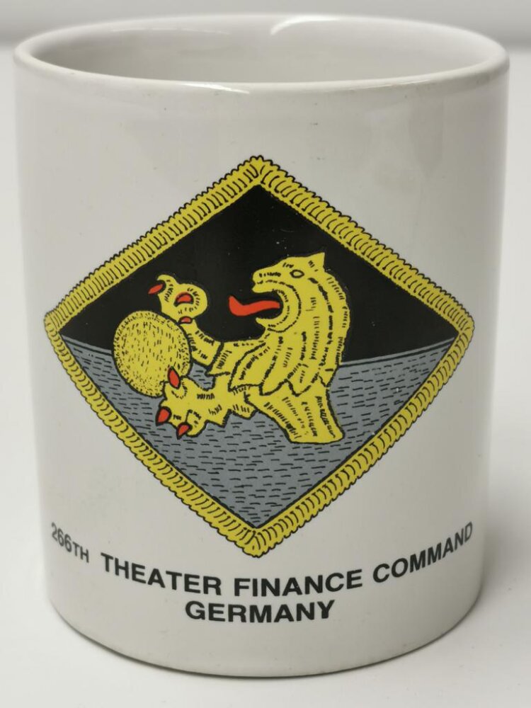 U.S. "266th Theater Finance Command Germany" Coffee mug, 20,00