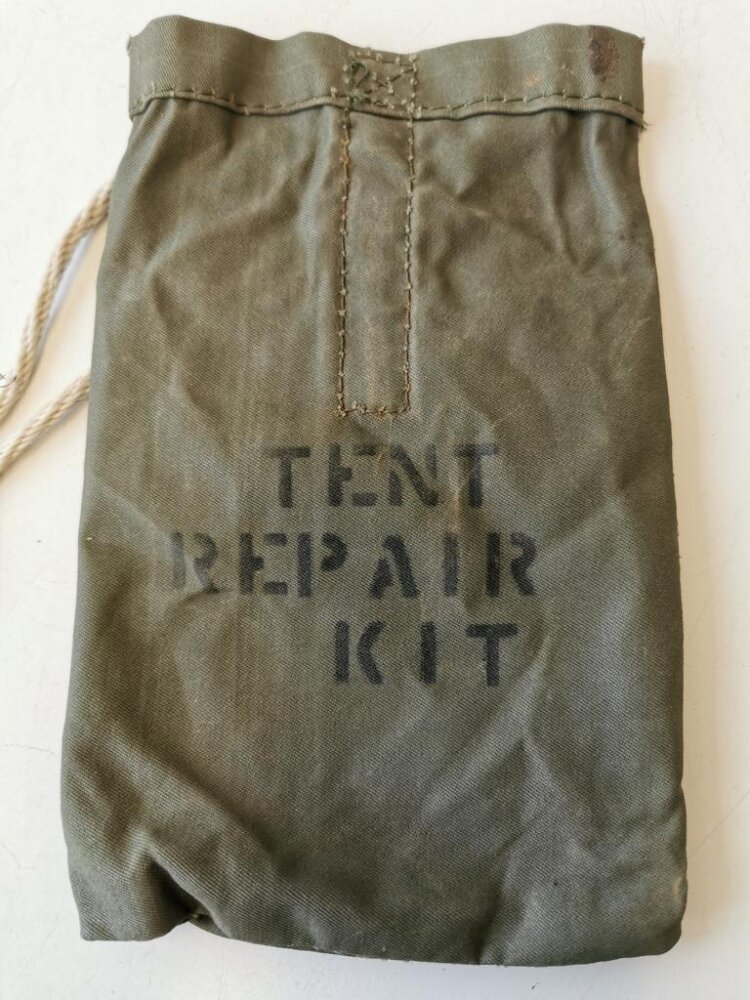 U.S. Tent repair kit bag, 20,00
