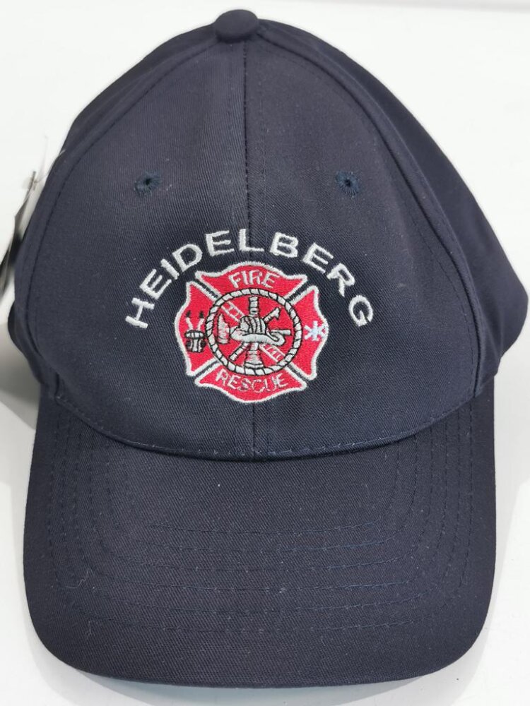 U.S. baseball cap " Heidelberg Fire Rescue", minor storage wear, fits
