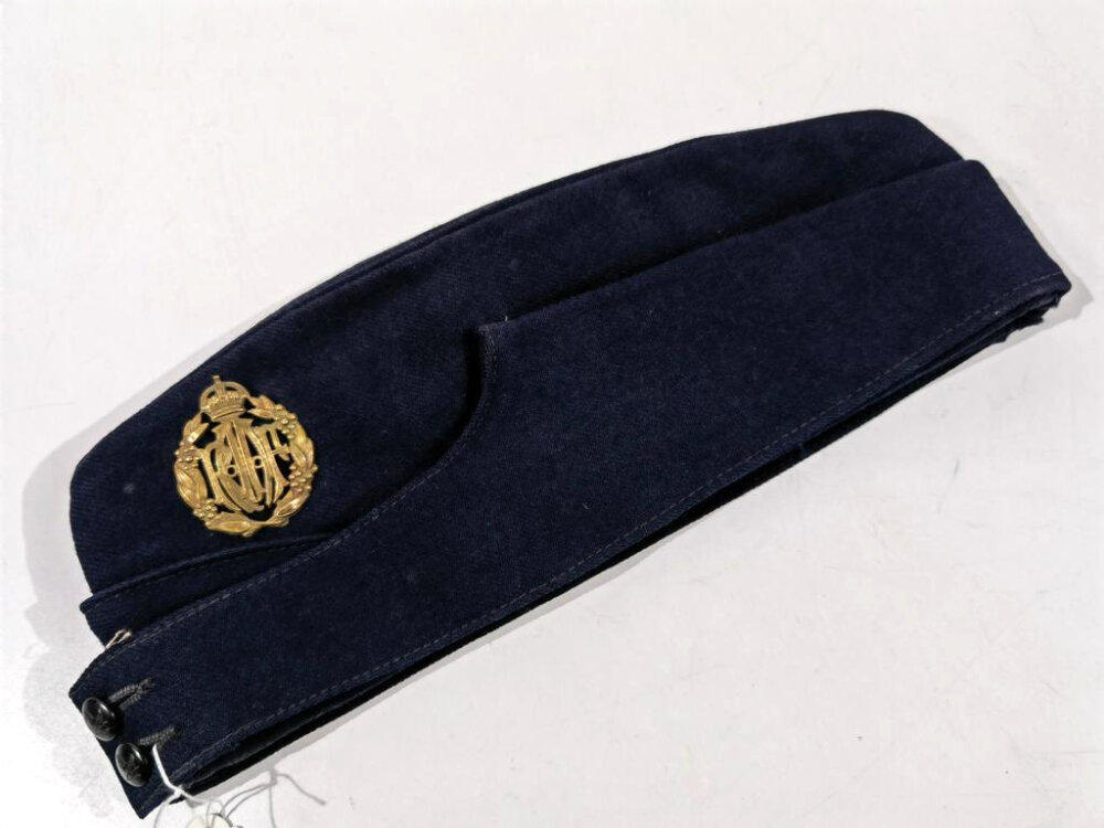 Australian WWII, RAAF Royal Australian Air Force, Blue Forage Cap , S