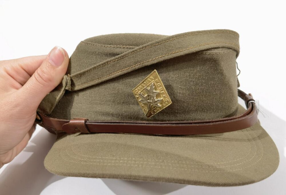 Canada WWII, CWAC Canadian Women´s Army Corps, Peaked Service Cap, Si