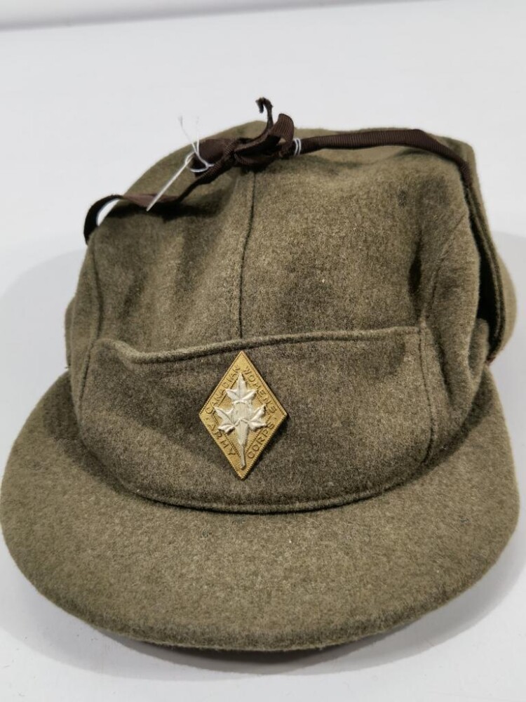 Canada WWII, CWAC Canadian Women´s Army Corps, Peaked Service Cap Woo