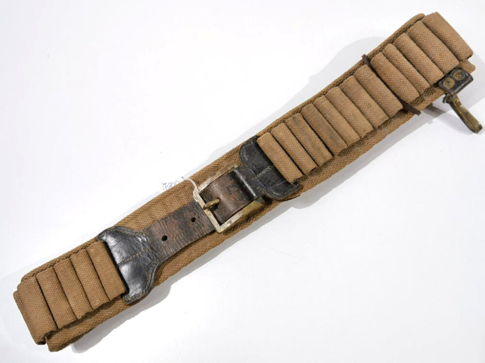 U.S. Army Indian Wars, "Prairie" Cavalry Cartridge Belt M1885 for .45