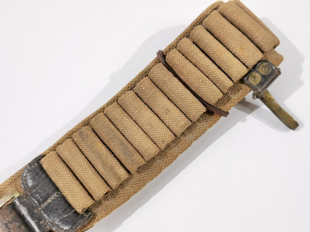 U.S. Army Indian Wars, "Prairie" Cavalry Cartridge Belt M1885 for .45