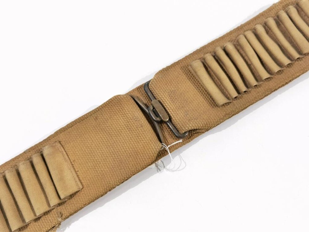 U.S. Indian wars prairie belt with M1910 pattern buckle, good conditi