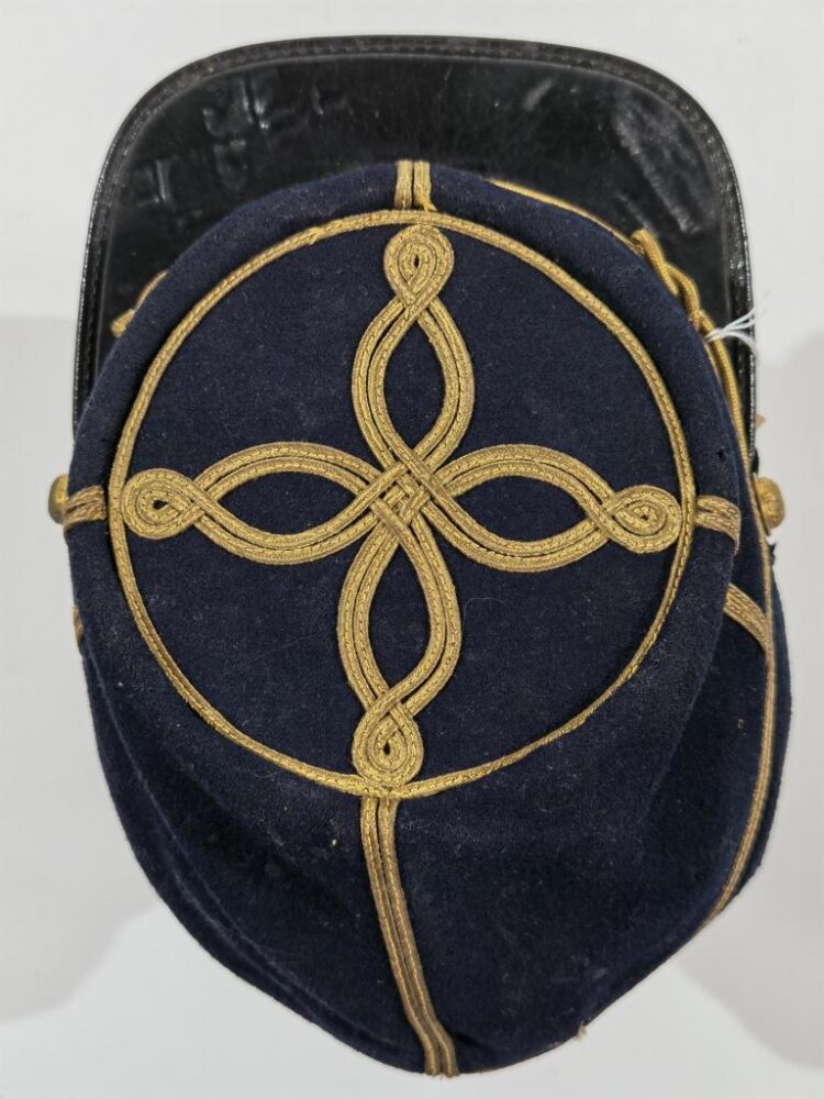 U.S. Civil War, CSA Confederate Infantry Officer´s Cap Kepi for Capta