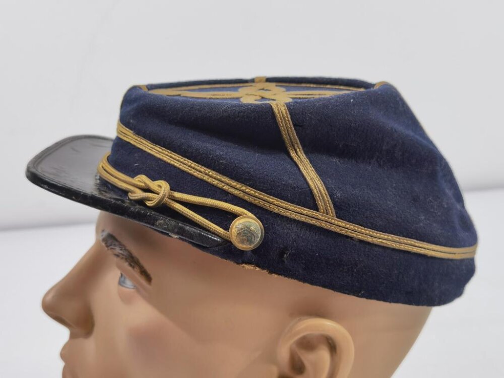 U.S. Civil War, CSA Confederate Infantry Officer´s Cap Kepi for Capta