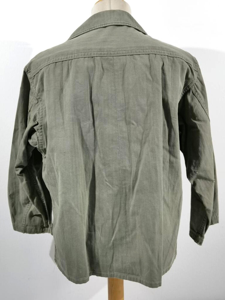 U.S. WWII, HBT Fatigue Shirt, used good condition, 120,00